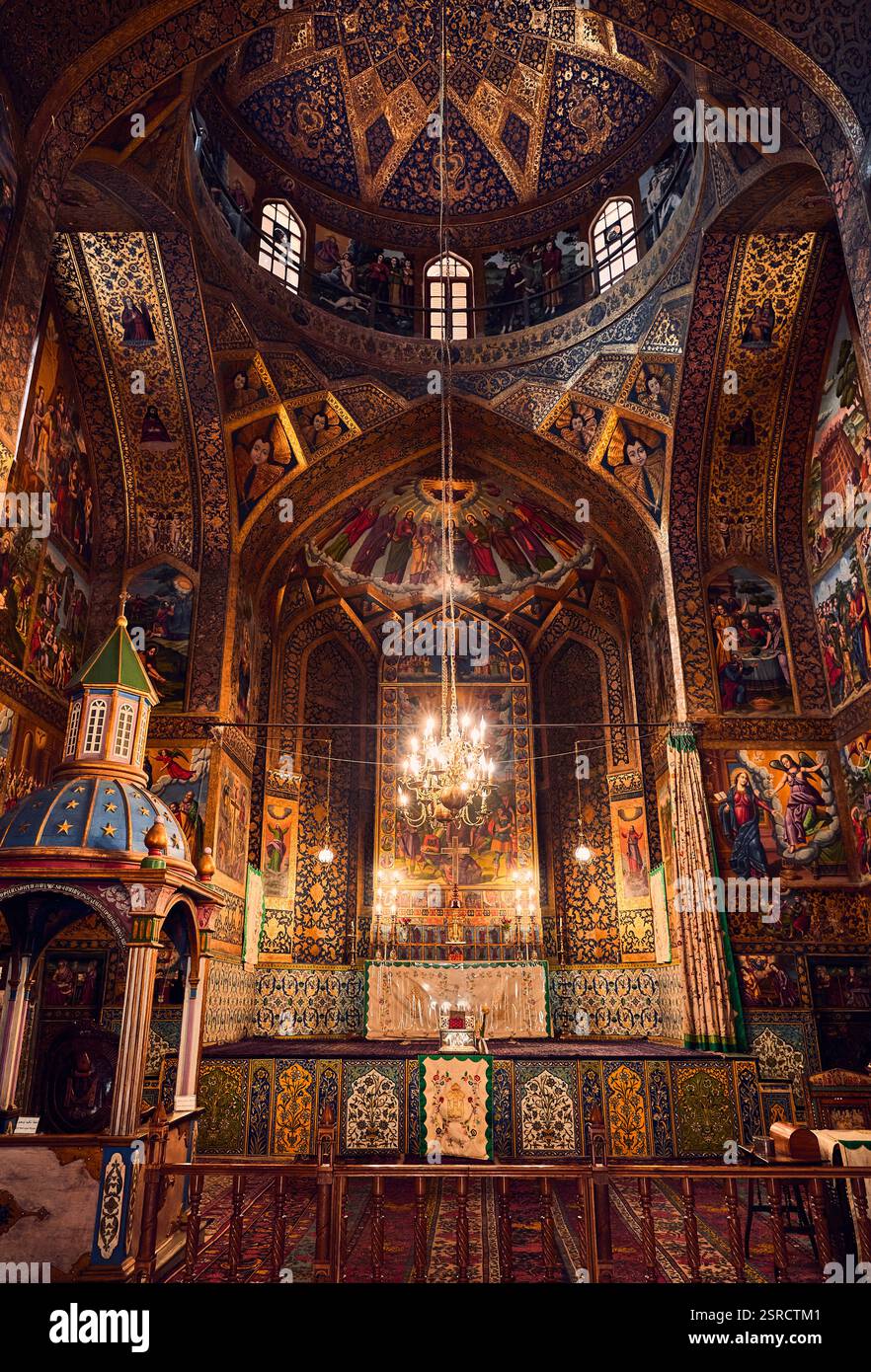 Vank cathedral in Isfahan city, Iran Stock Photo - Alamy