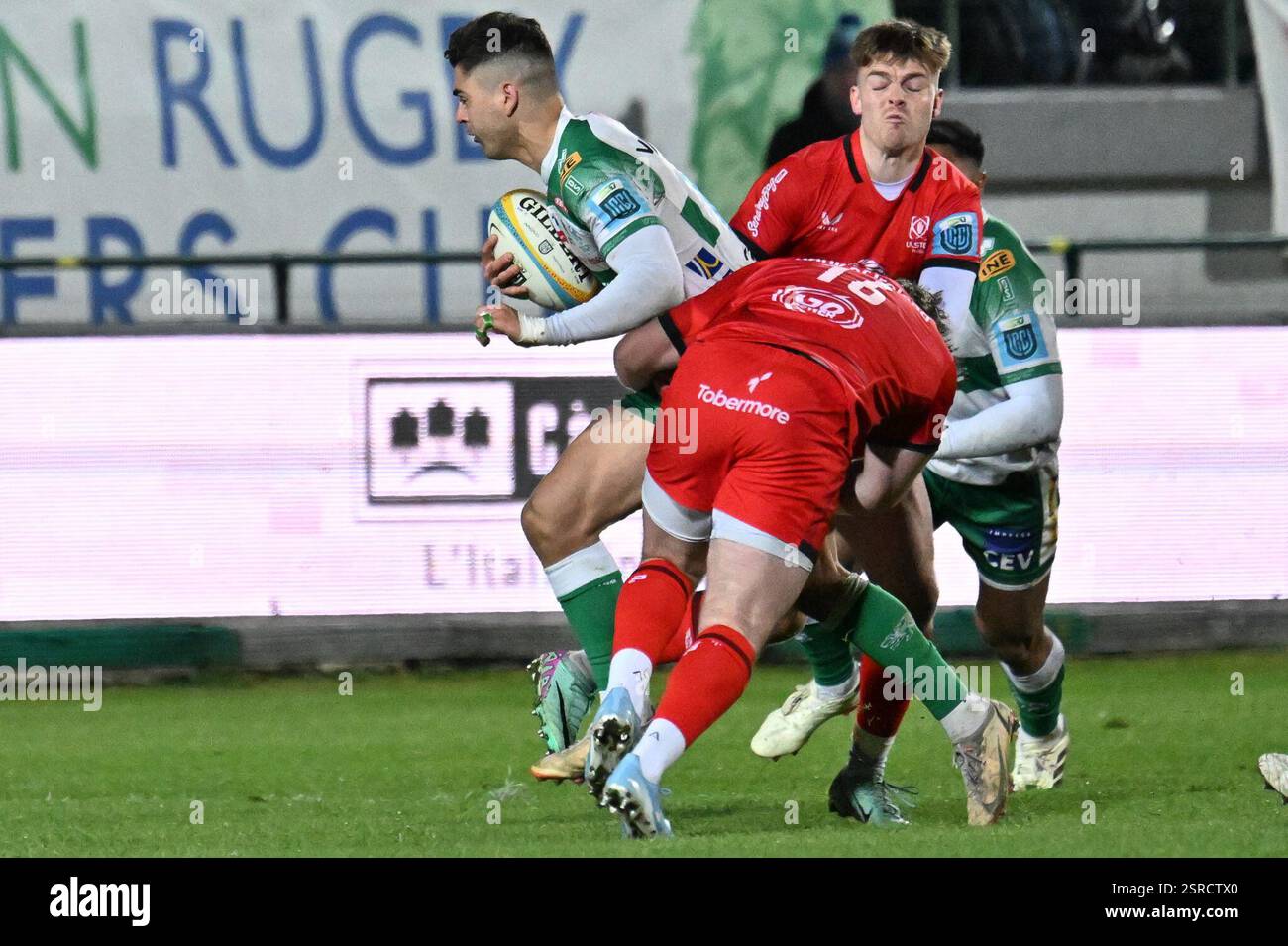 Treviso, Italy. 15th Feb, 2025. Ignacio Mendy ( Benetton Rugby ) during ...
