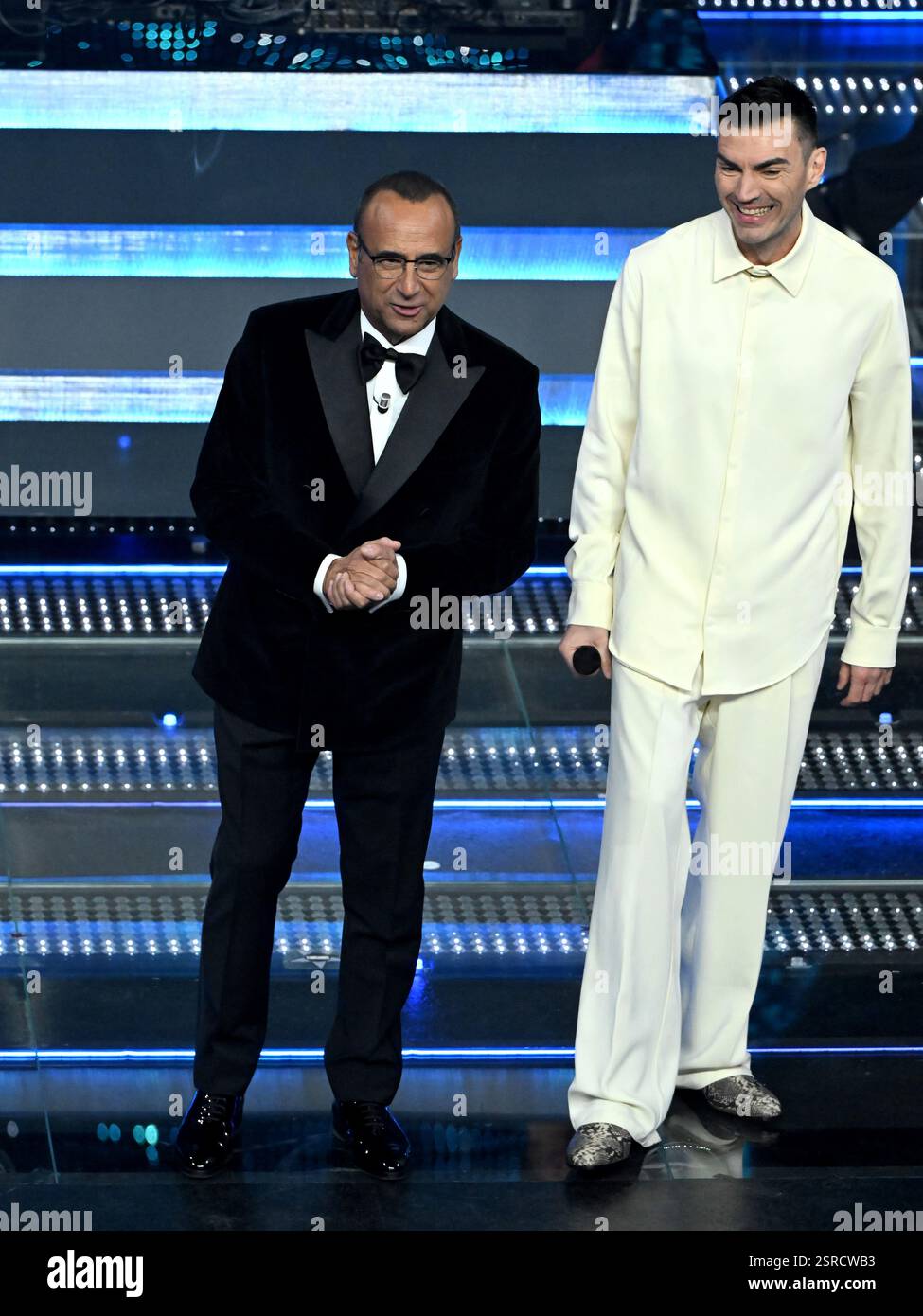 Sanremo, Italy. 15th Feb, 2025. Fifth Evening - Finale In the photo ...