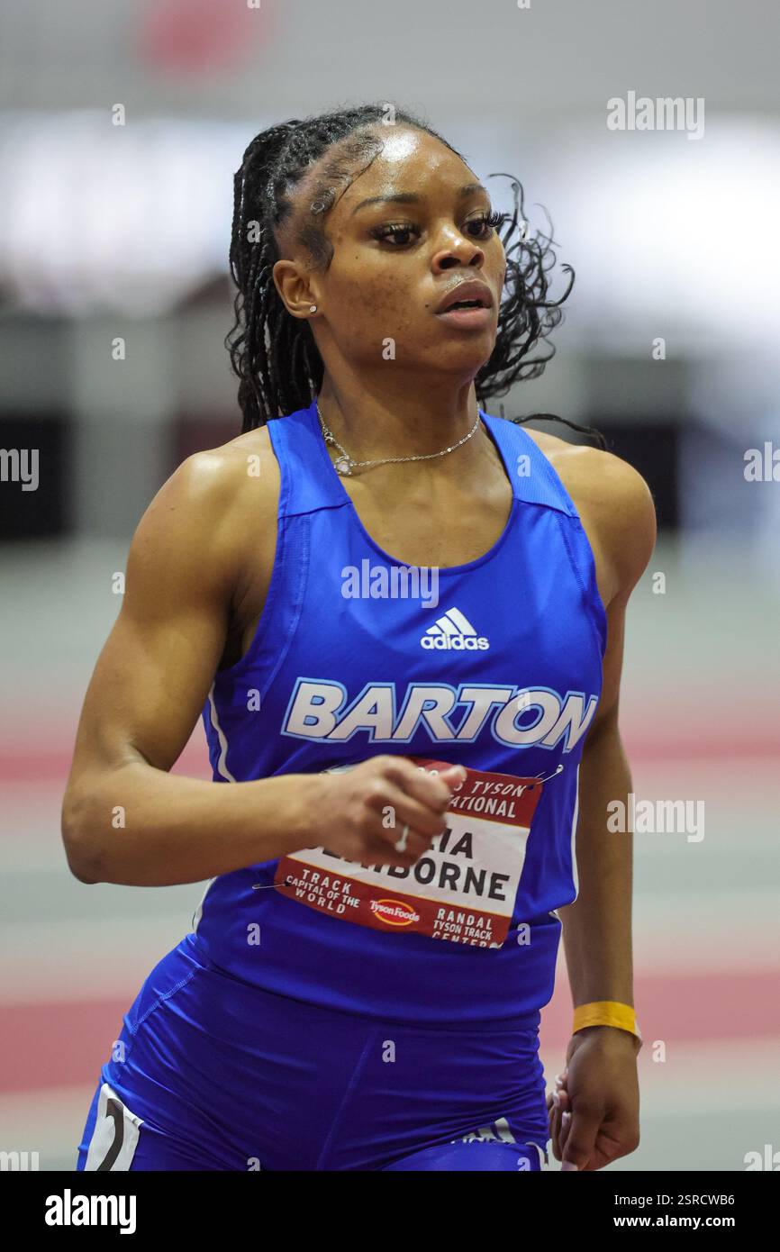 Fayetteville, USA. 14th Feb, 2025. February 14, 2025: Kialia Claiborne ...