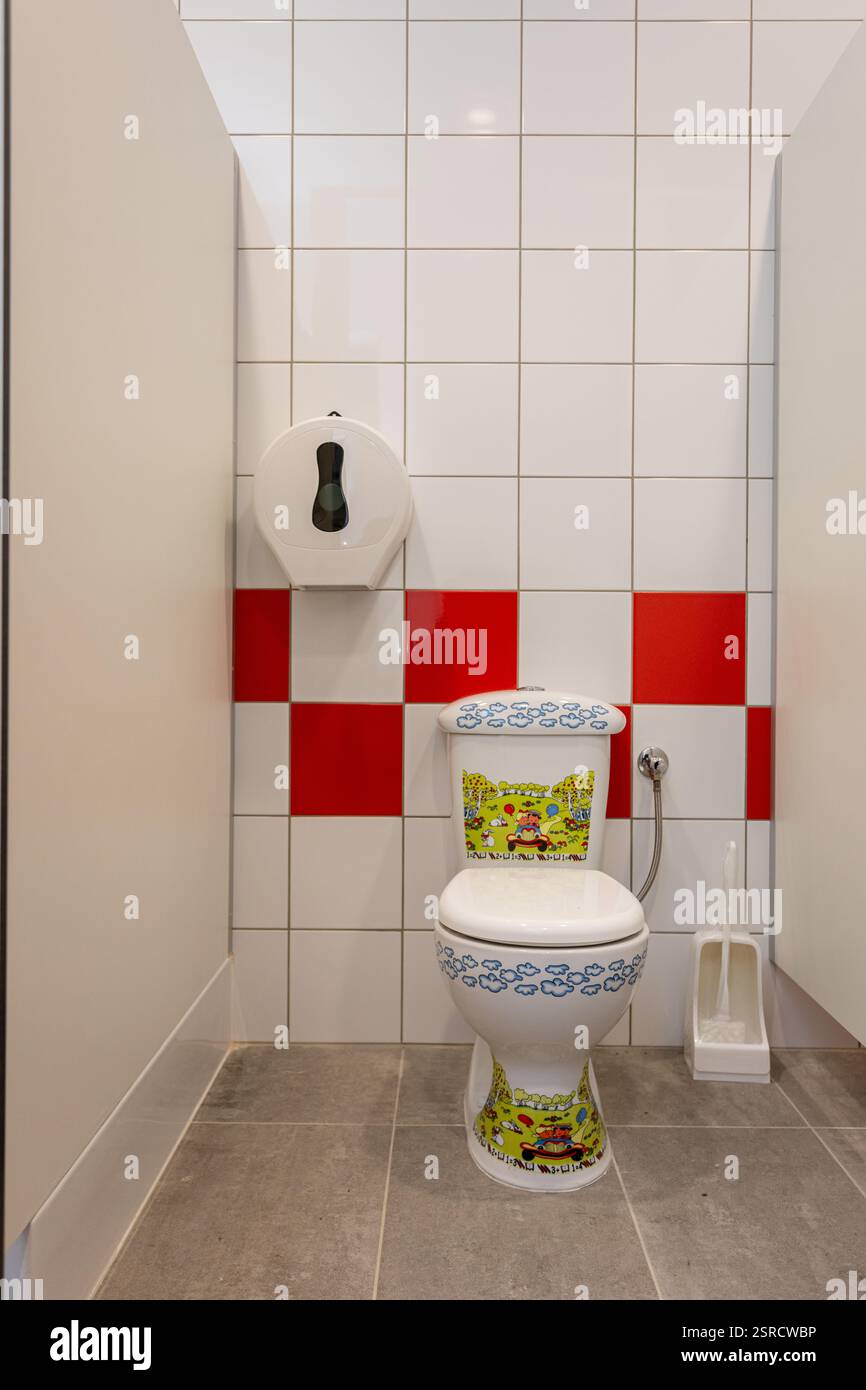 A Vibrant and Colorful Toilet Design Featuring Unique and Stunning ...