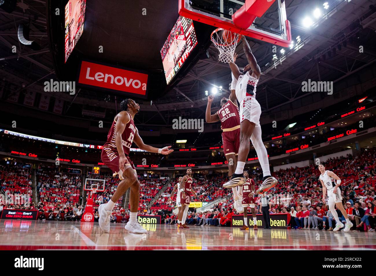 Raleigh, NC, USA. 15th Feb, 2025. North Carolina State forward Brandon ...