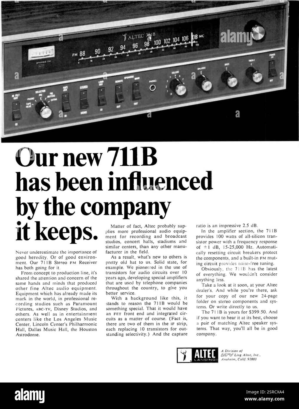 Altec ad hi-res stock photography and images - Alamy