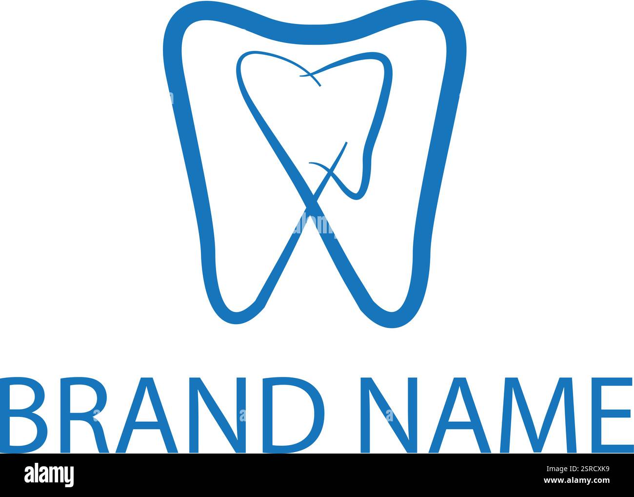 Tooth in tooth logo design Stock Vector Image & Art - Alamy