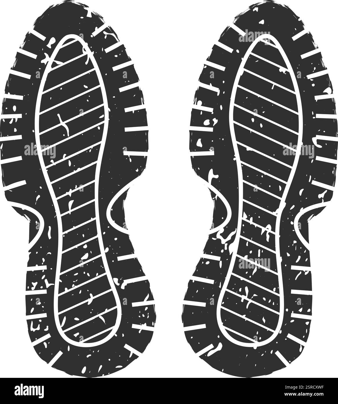 Black trail sneaker Stock Vector Images - Alamy