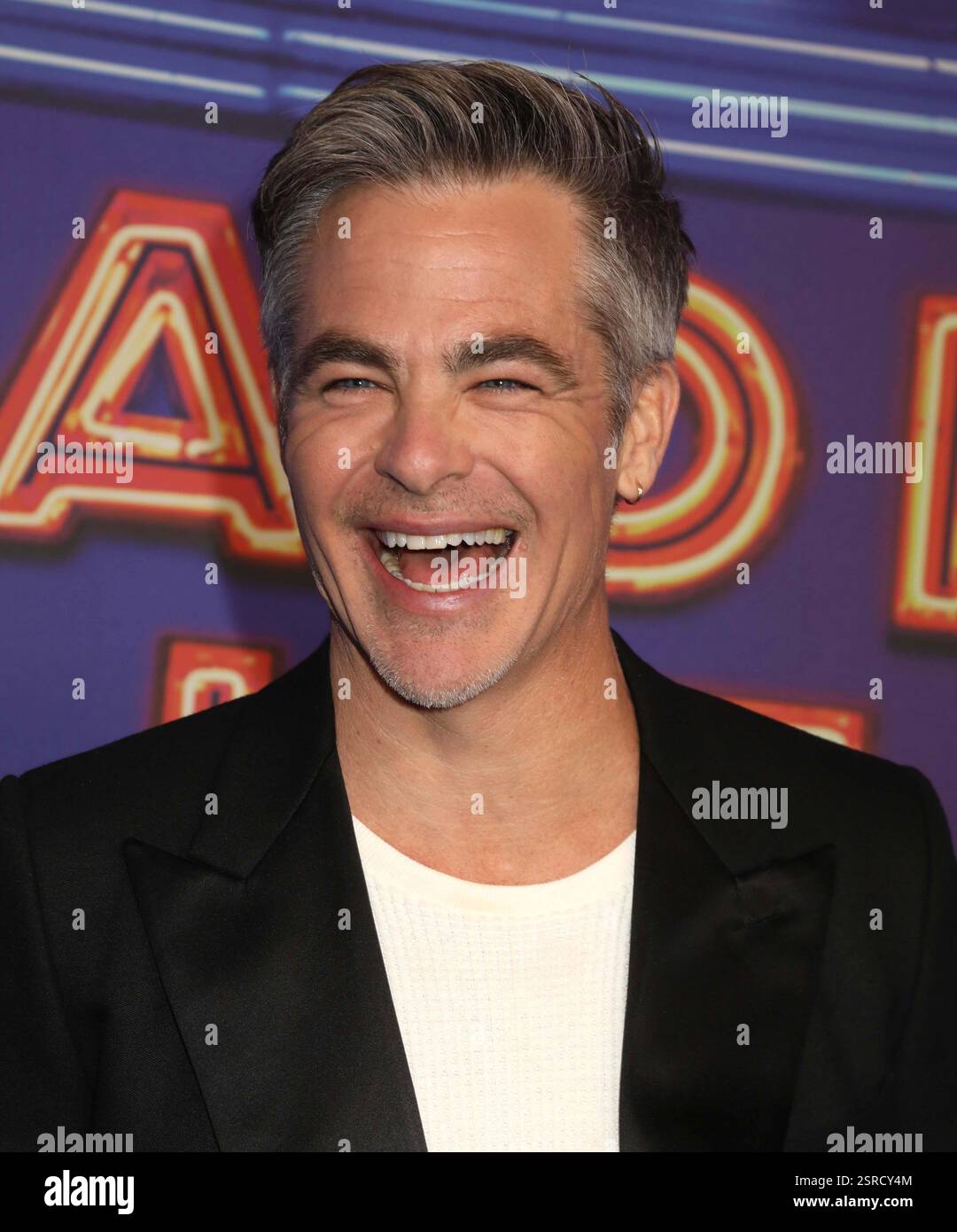 February 15, 2025, New York, New York, USA: Actor CHRIS PINE seen at the arrivals for SNL 50 ...