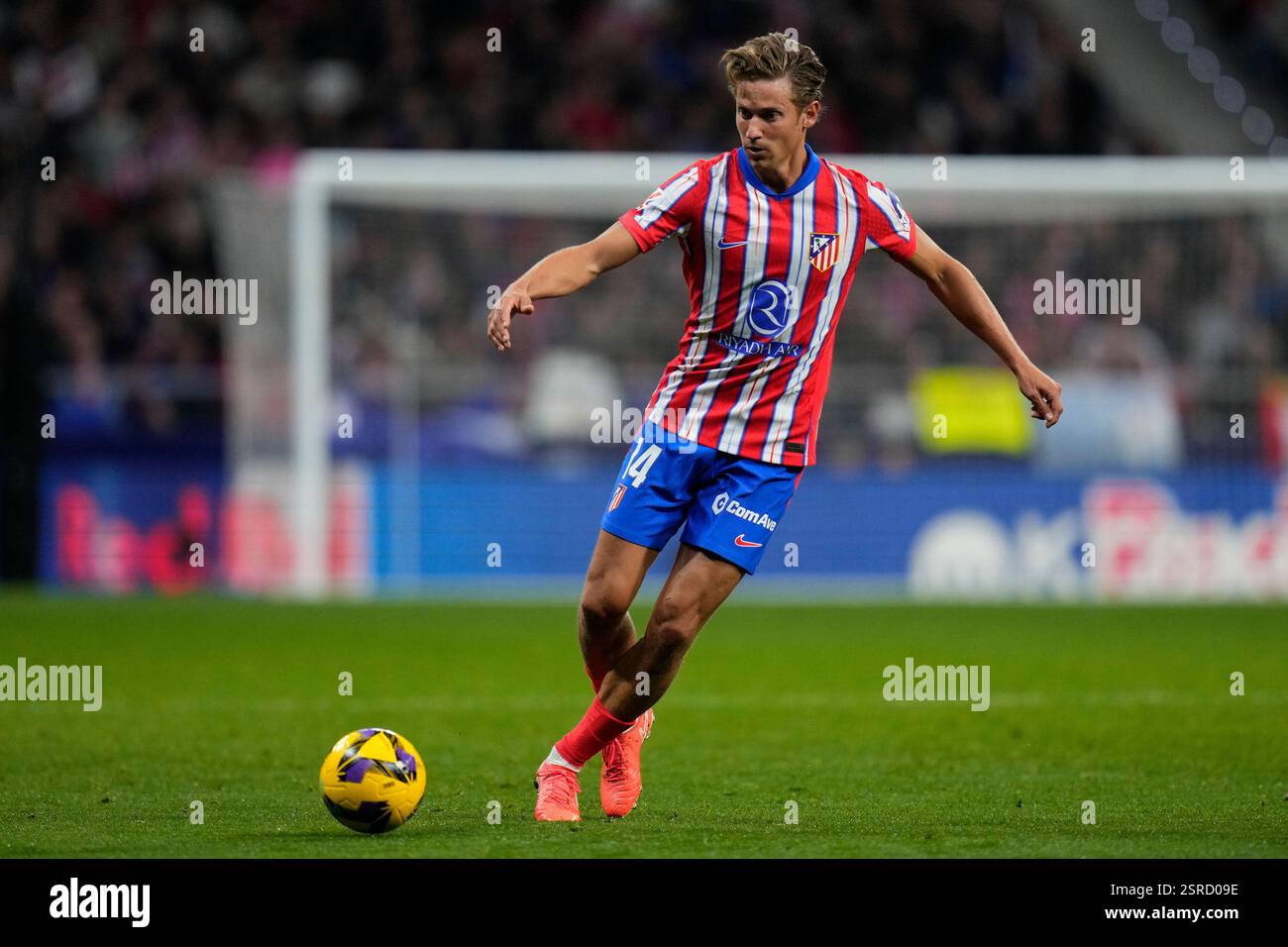 Madrid, Spain. 15th Feb, 2025. Marcos Llorente of Atletico de Madrid ...