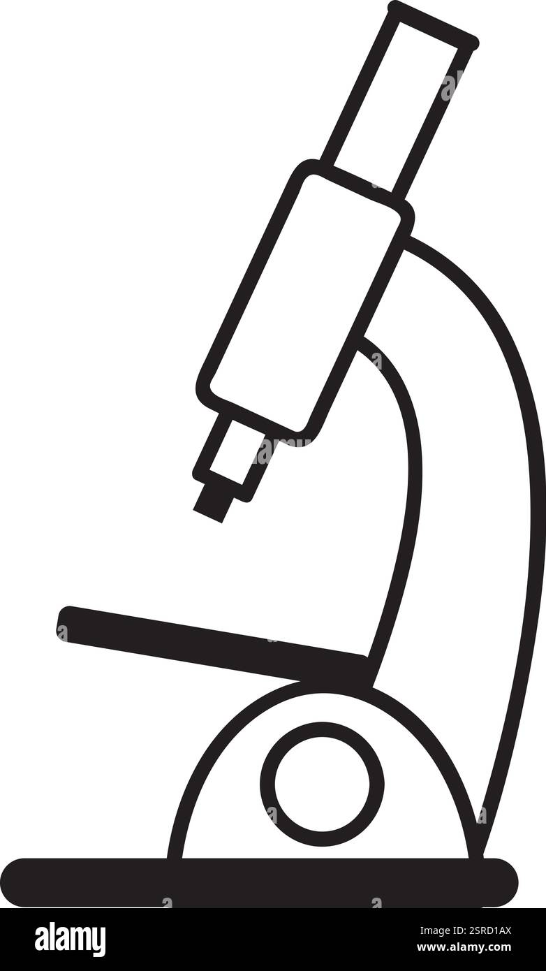 Scientific microscope data analysis Stock Vector Images - Alamy