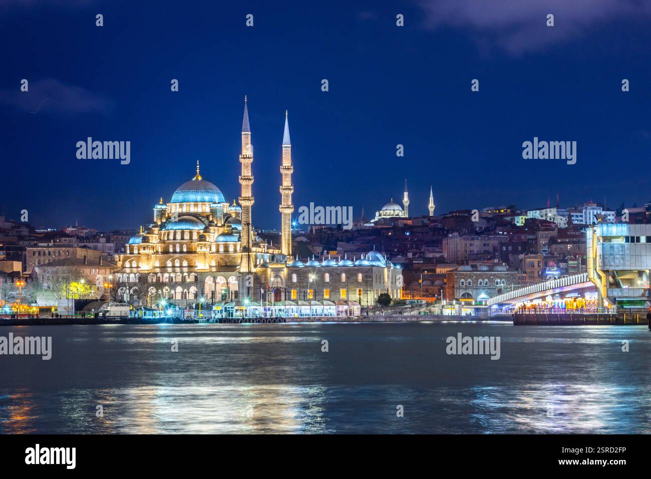 Yeni Cami or New Mosque or Valide Sultan Camii Mosque, an Ottoman ...