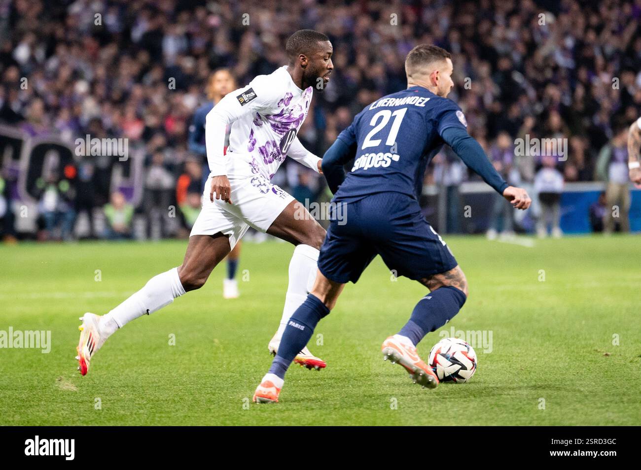 Toulouse, France. 15th Feb, 2025. Shavy Babicka of Toulouse during the ...