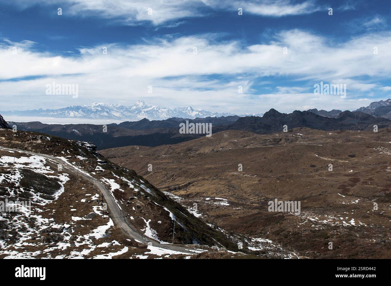 En route Nathula, to Changu Tsomgo Lake, Sikkim, India, Asia Stock ...