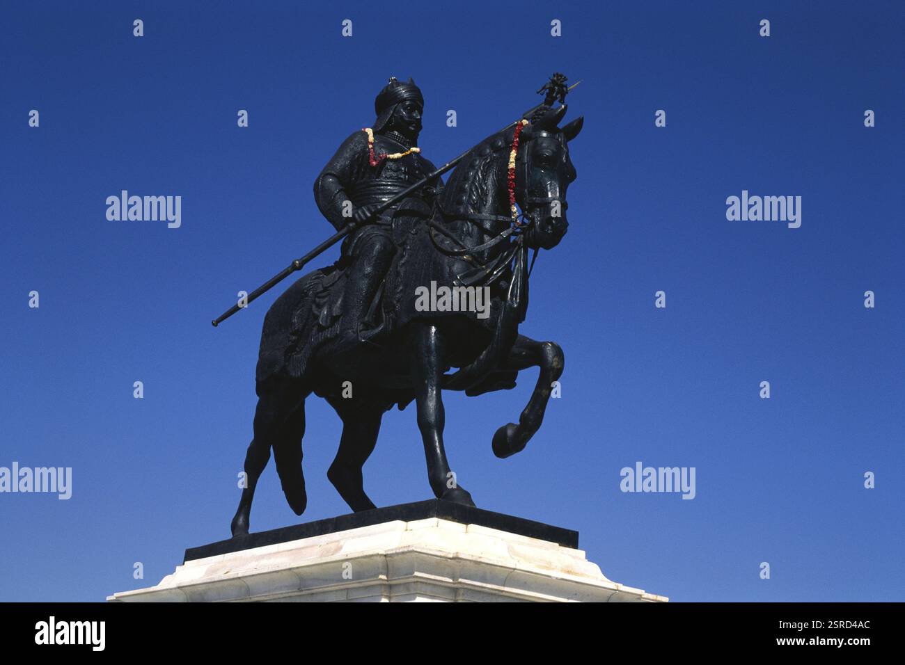 Statue of Maharana Pratap, Moti Mogri, Udaipur, Rajasthan, India, Asia ...