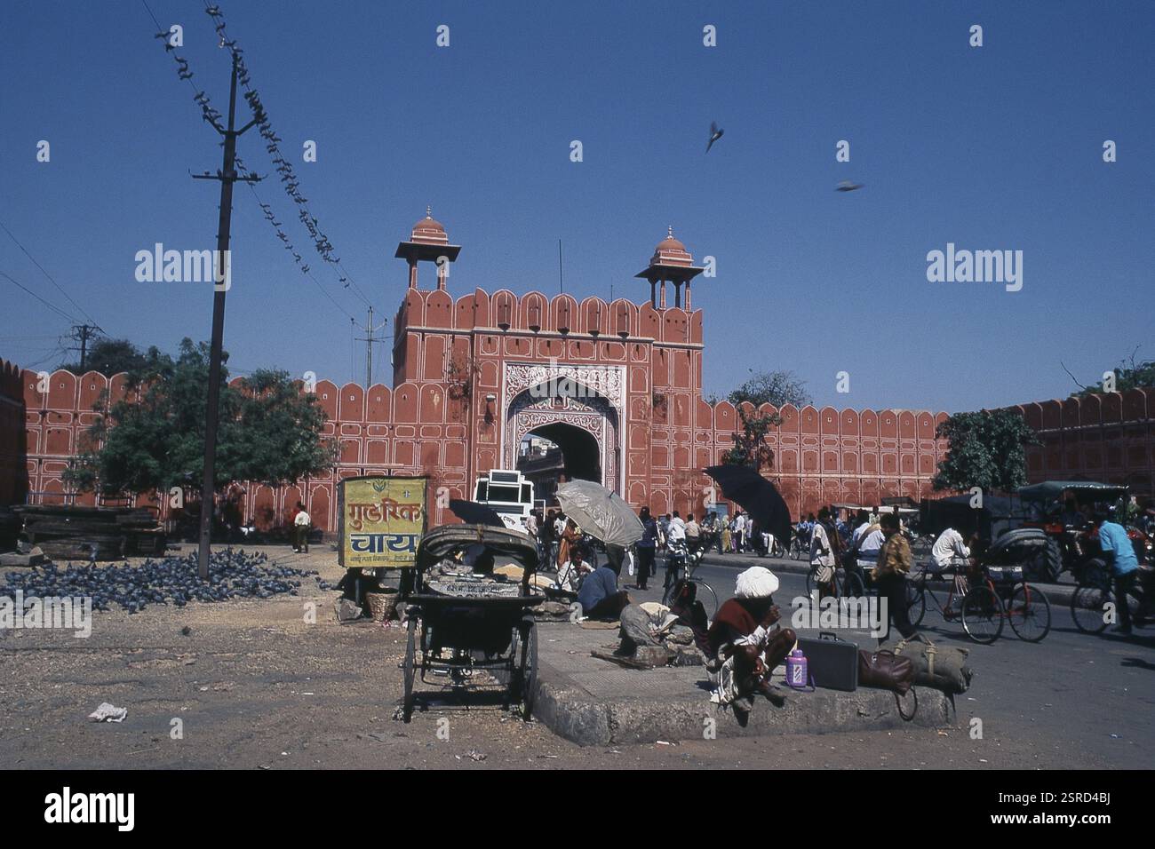 Busy Street at Ghat Gate, Jaipur, Rajasthan, India, Asia Stock Photo ...