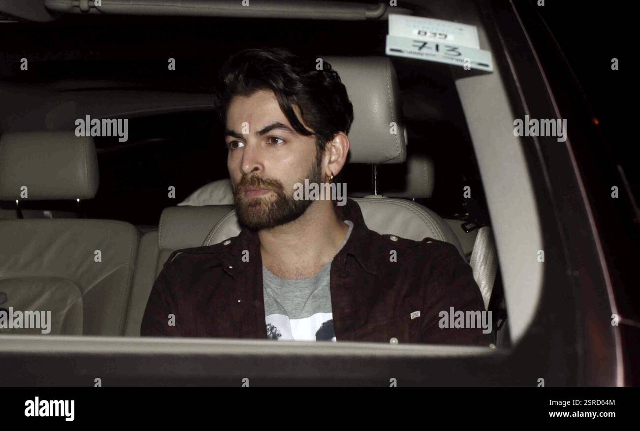 Bollywood actor Neil Nitin Mukesh arrives for Shah Rukh Khan's party at ...