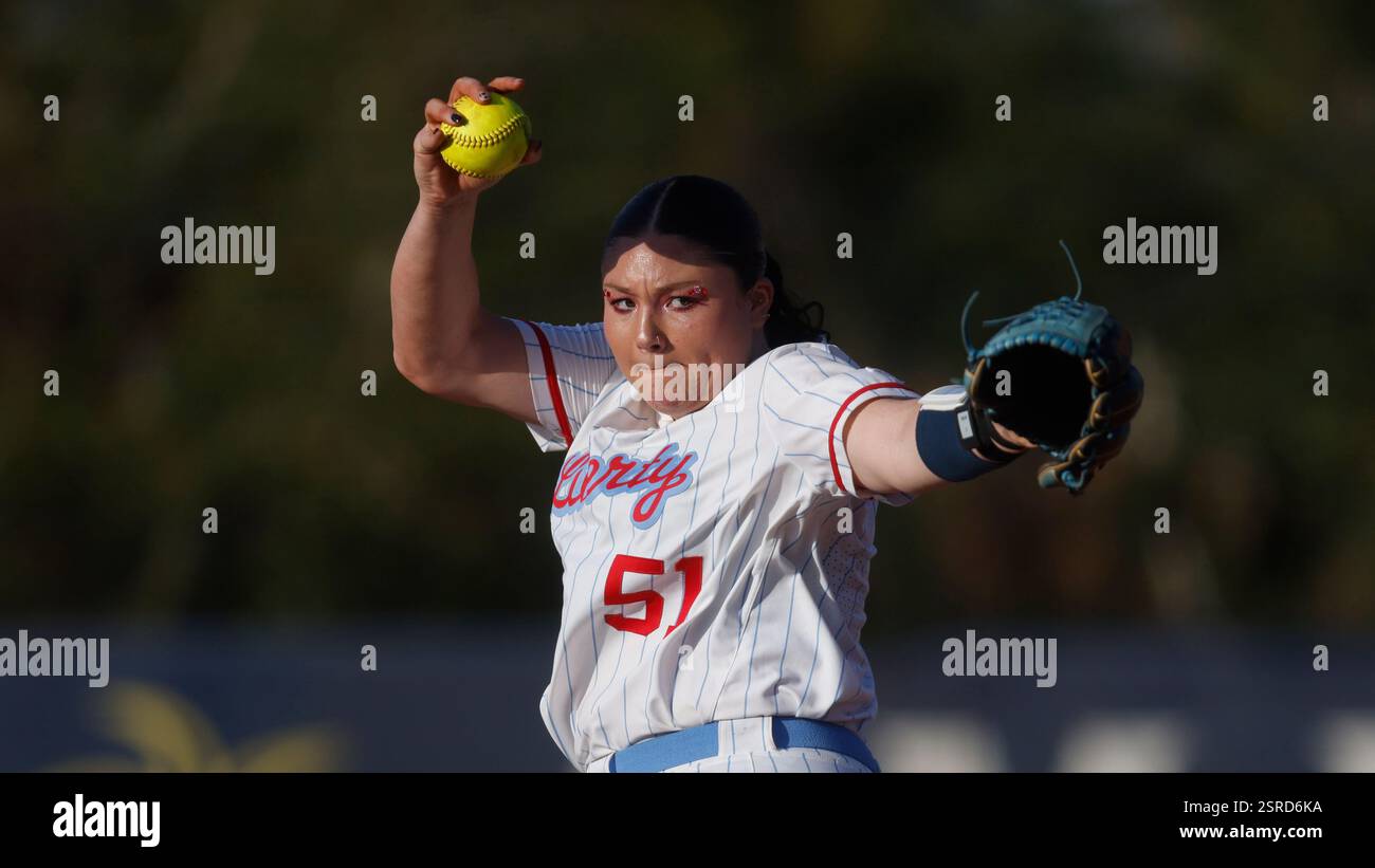 Liberty starting pitcher/relief pitcher Paige Bachman (51) during an ...