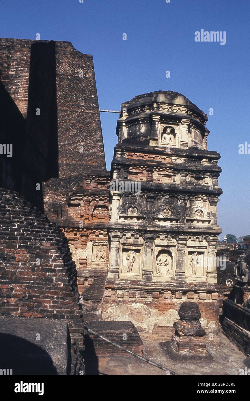 View of Nalanda University Complex, Nalanda, Bihar, India, Asia Stock ...