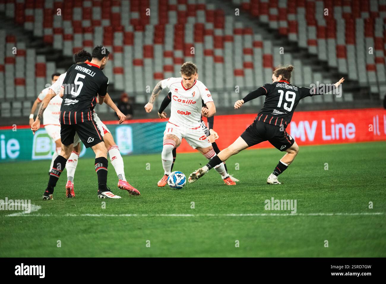 Bari, Italy. 15th Feb, 2025. Nicholas Bonfanti of SSC Bari during the ...