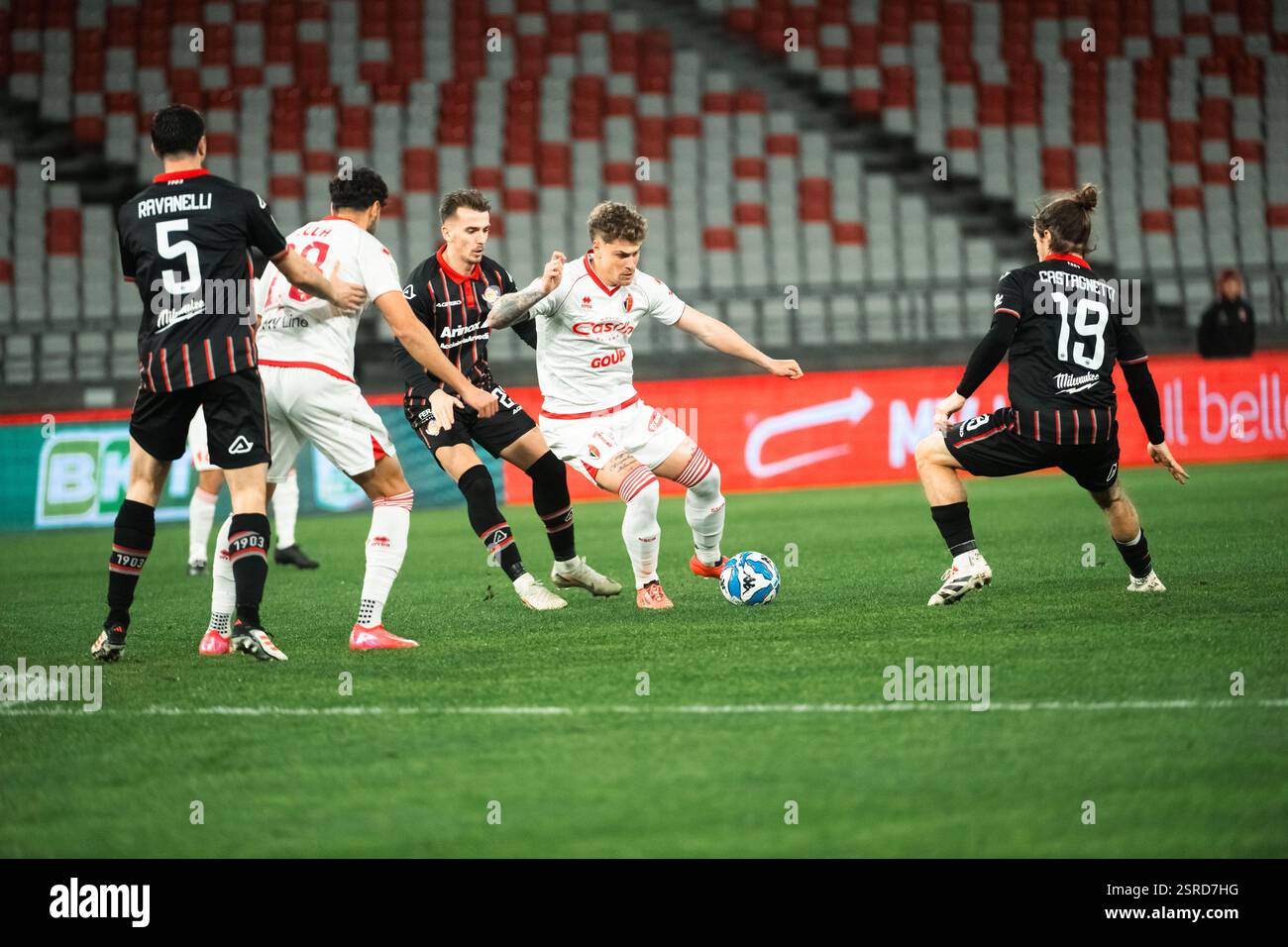 Bari, Italy. 15th Feb, 2025. Nicholas Bonfanti of SSC Bari during the ...