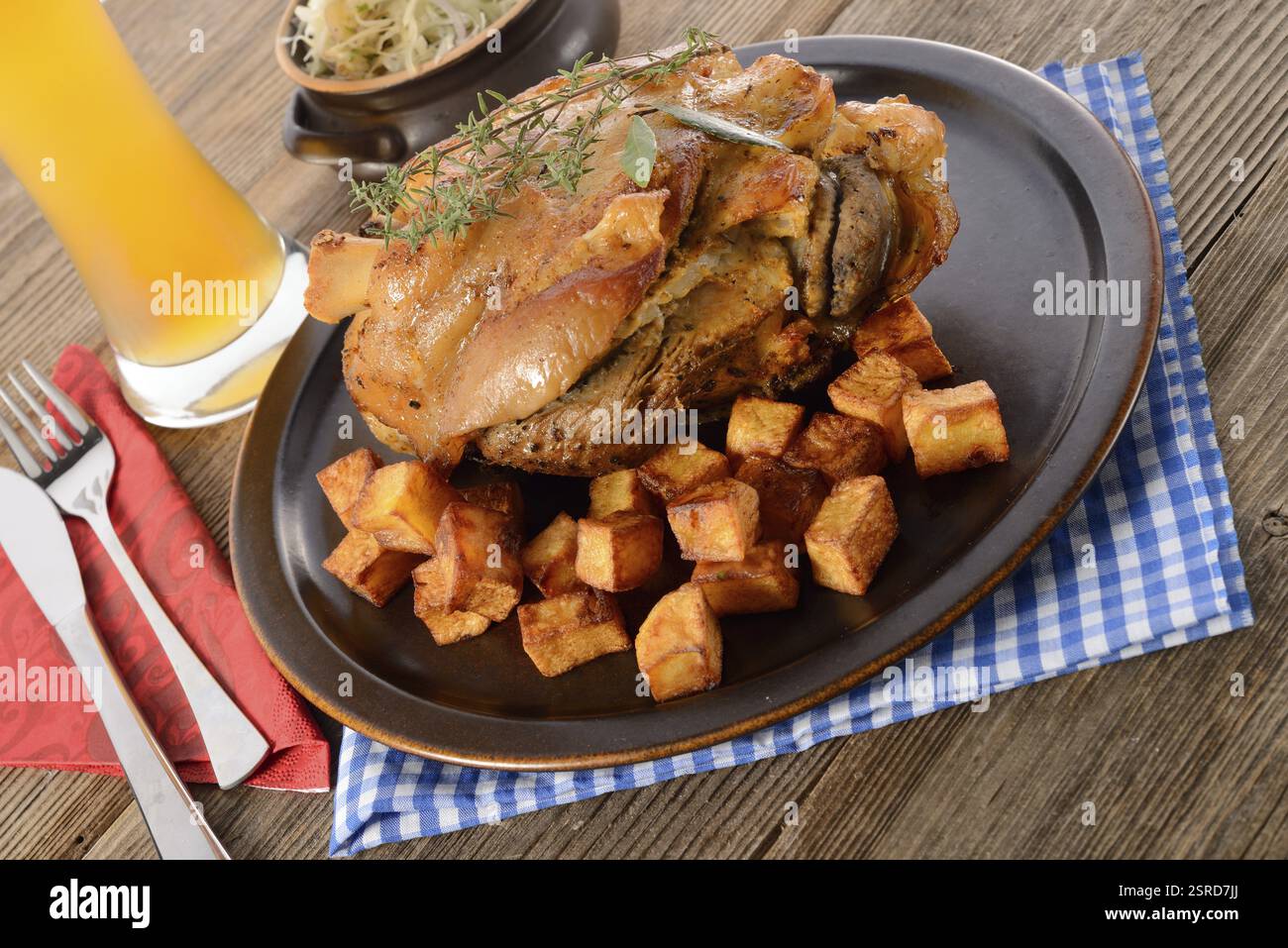 Ham leg dinner hi-res stock photography and images - Alamy