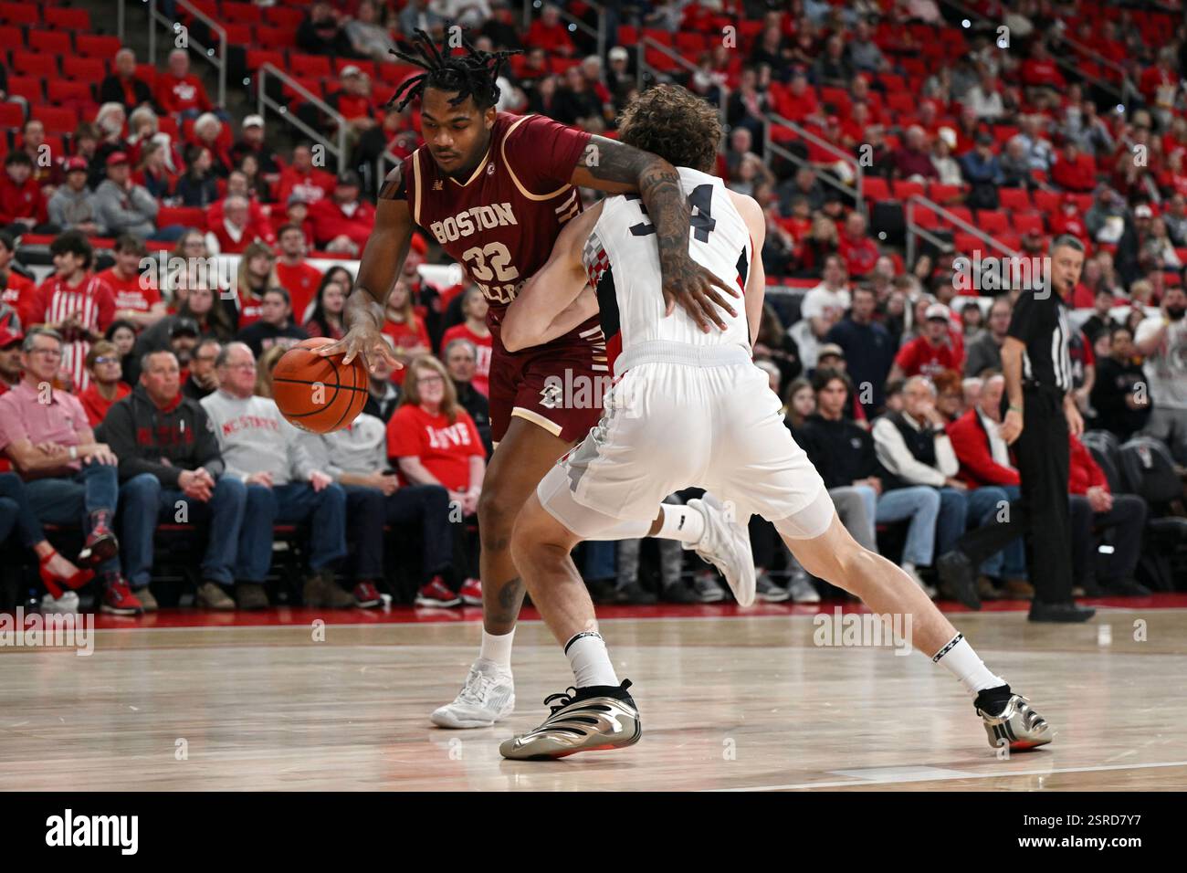 RALEIGH, NC - FEBRUARY 15: Boston College Eagles forward Chad Venning ...