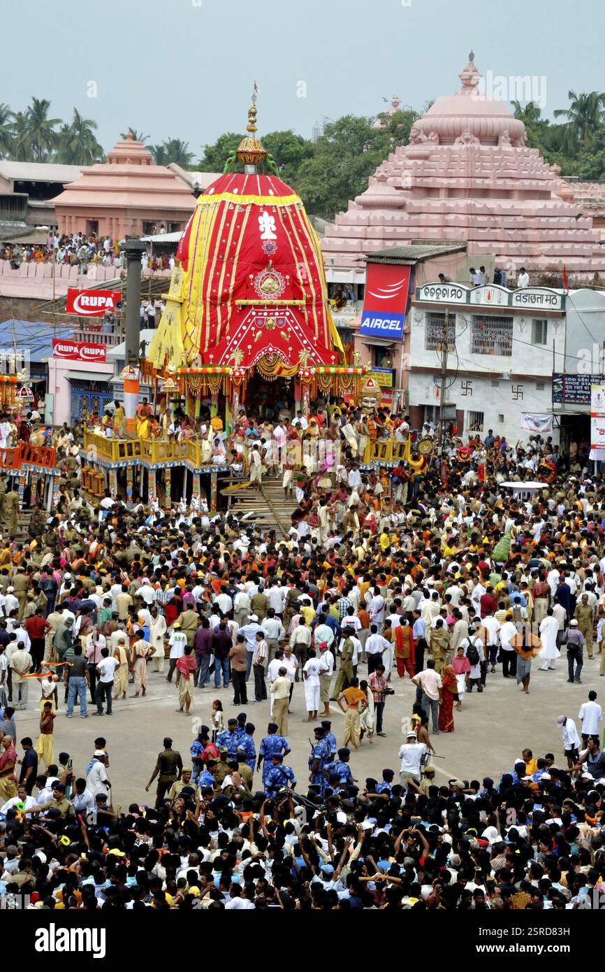 Rath yatra at puri orissa India Stock Photo - Alamy