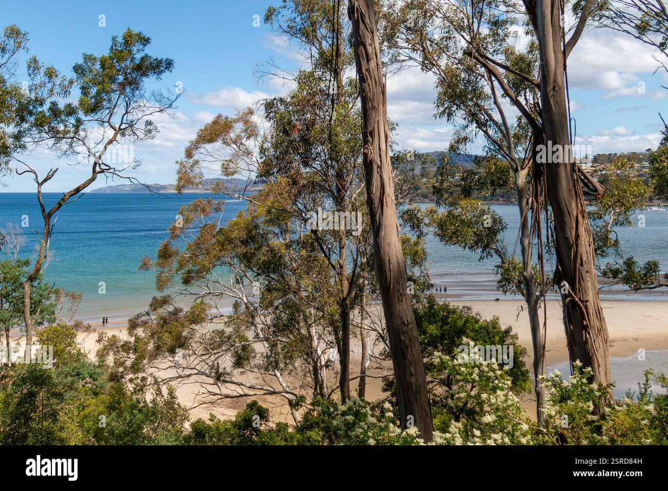 Hobart, Tasmania, Australia - December 30 2024:View of Kingston Beach ...