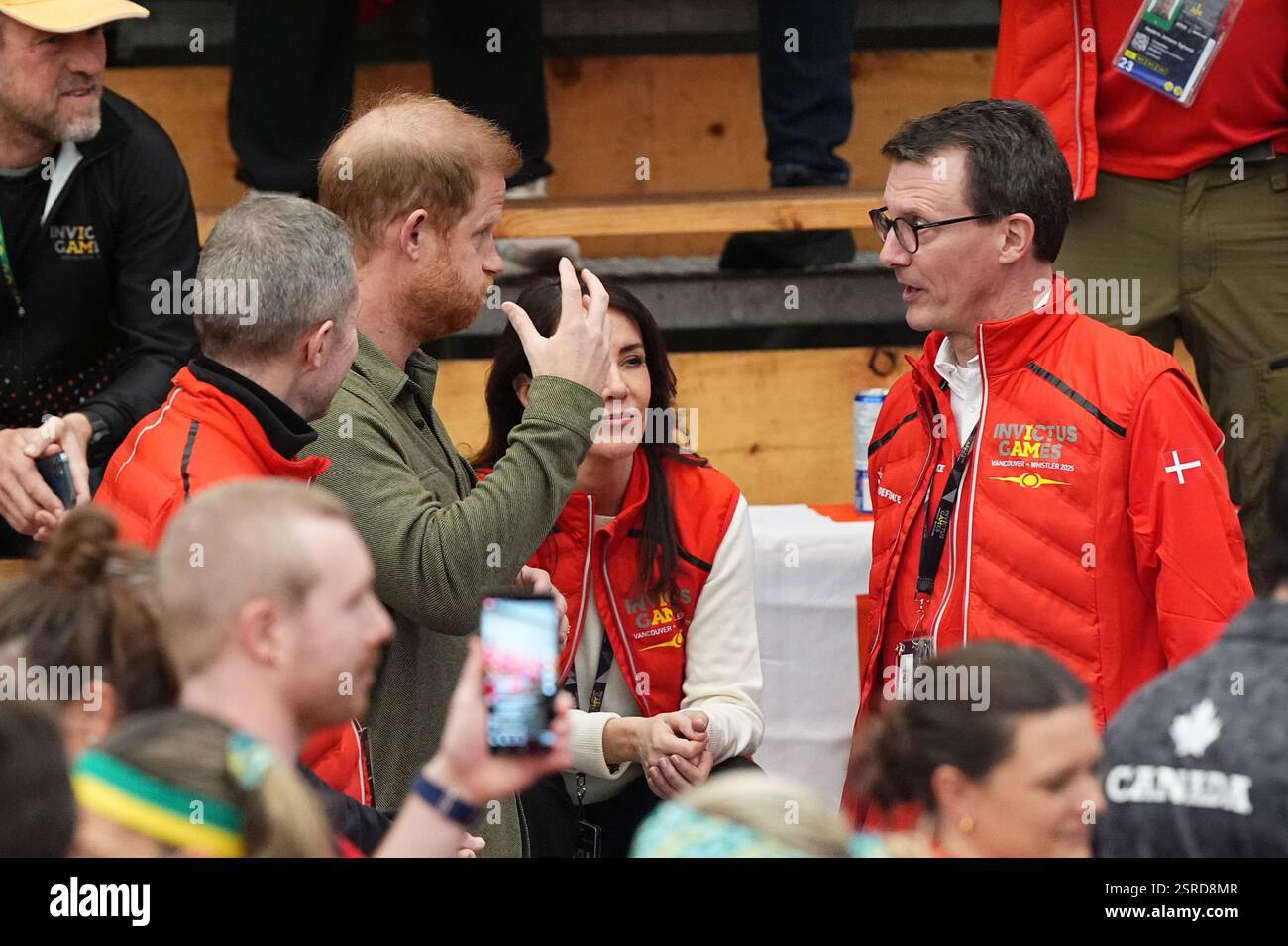 The Duke of Sussex with Prince Joachim (right) and Princess Marie of ...