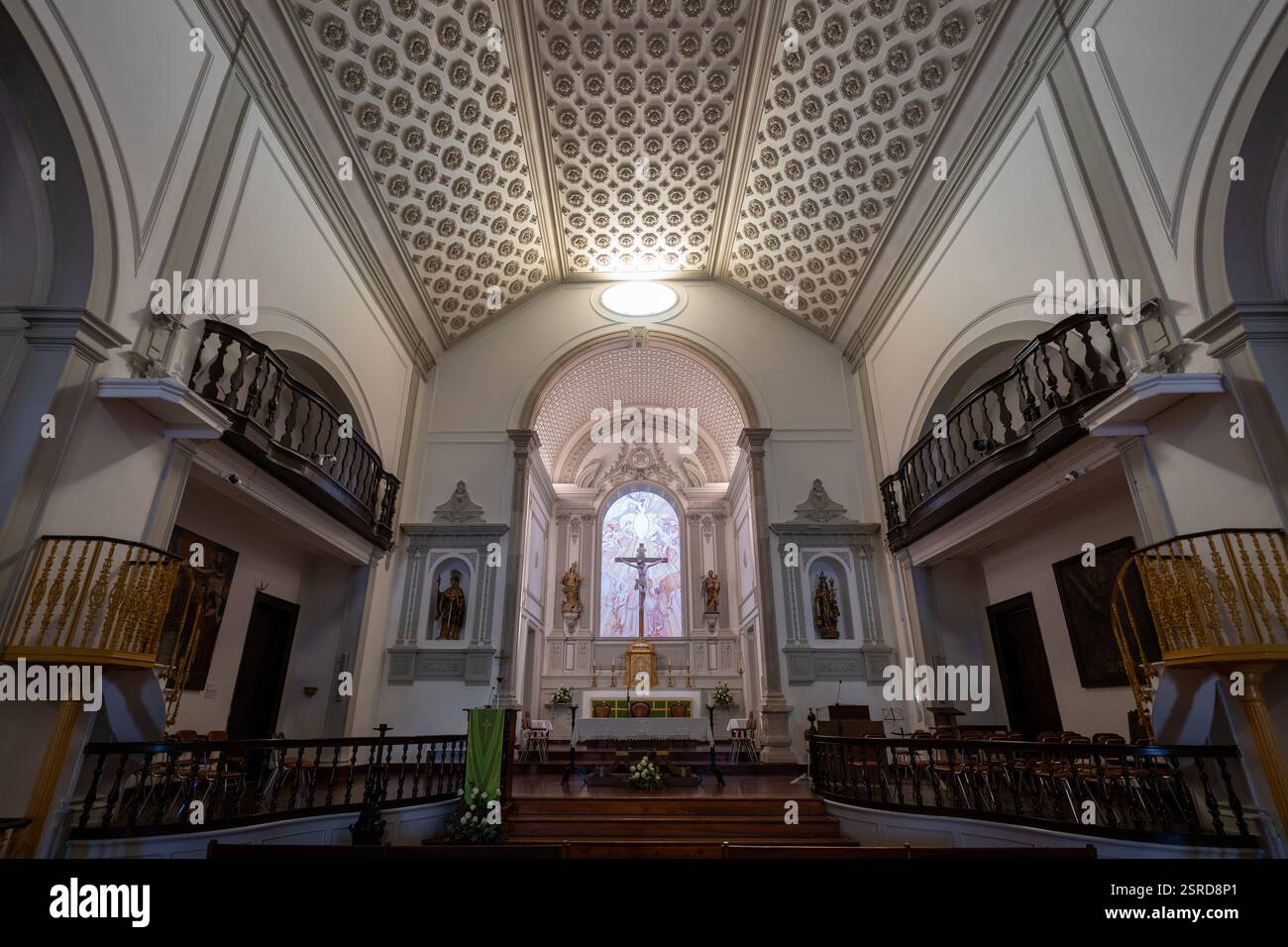 Lagos, Portugal - Aug 25, 2024: Igreja de Santa Maria de Lagos, a close ...