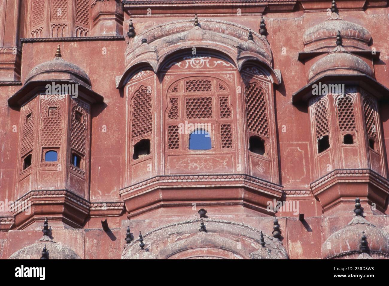 Windows of Hawa Mahal in Jaipur, Rajasthan, India, Asia Stock Photo - Alamy