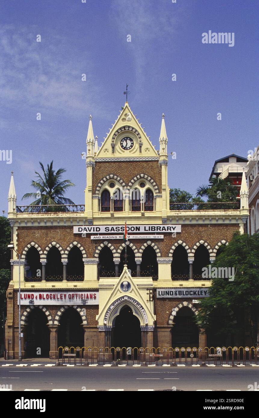 150 year old David Sassoon library, Bombay Mumbai, Maharashtra, India ...