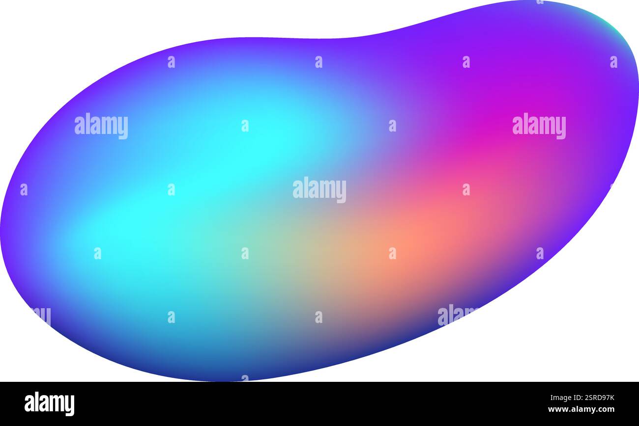 Vibrant blend of colors creating Cut Out Stock Images & Pictures - Alamy