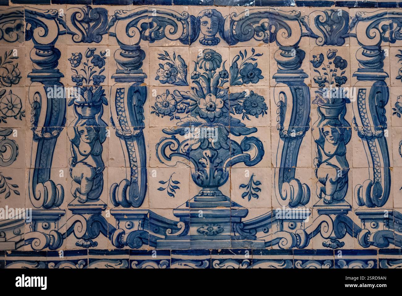 Lagos, Portugal - Aug 25, 2024: Beautiful interior of Church of St ...