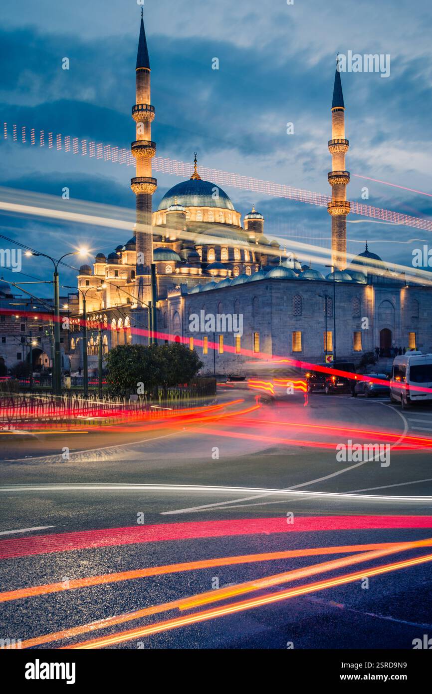 Yeni Cami or New Mosque or Valide Sultan Camii Mosque, an Ottoman ...