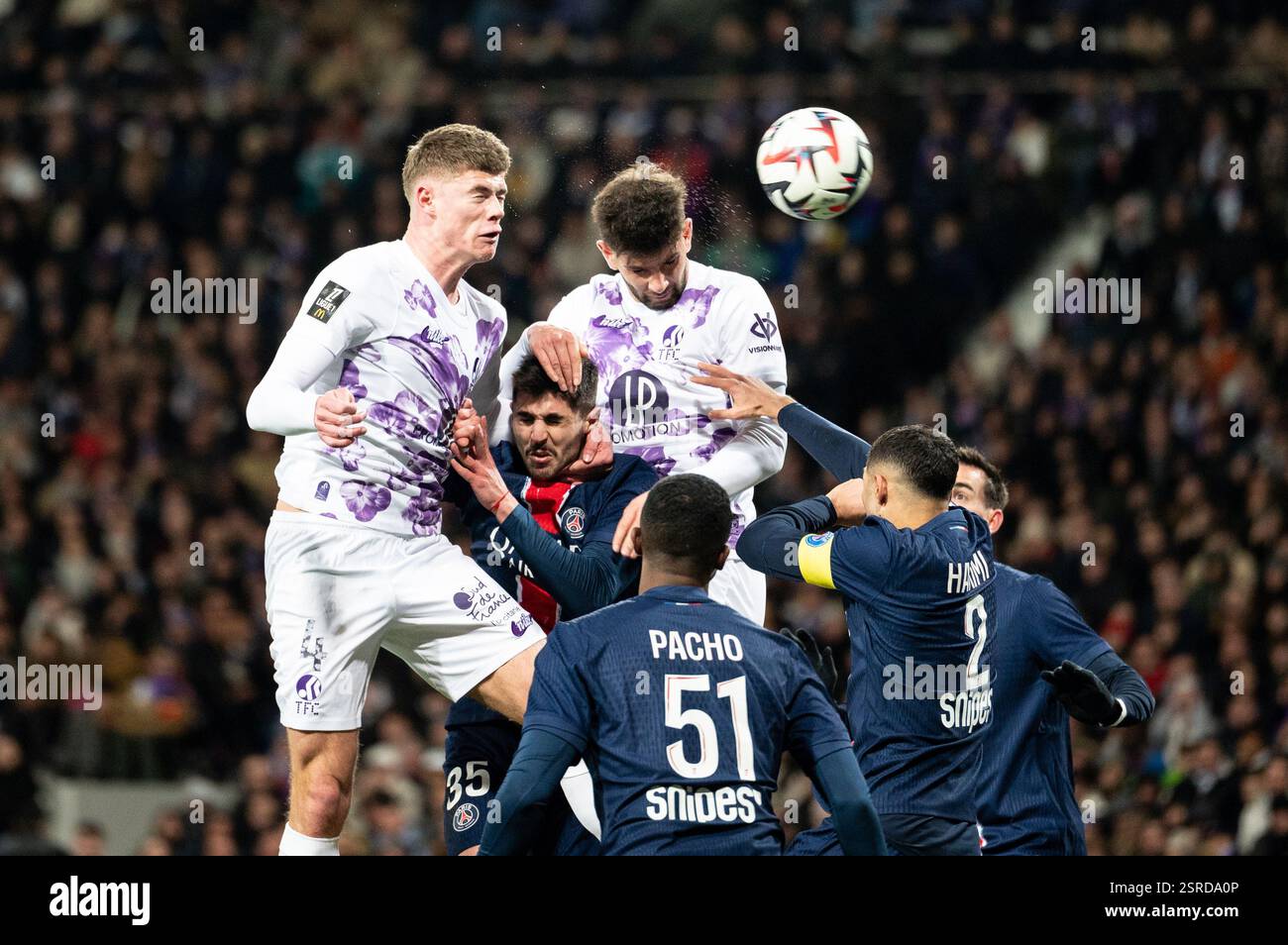 Umit Akdag of Toulouse during the French championship Ligue 1 football ...