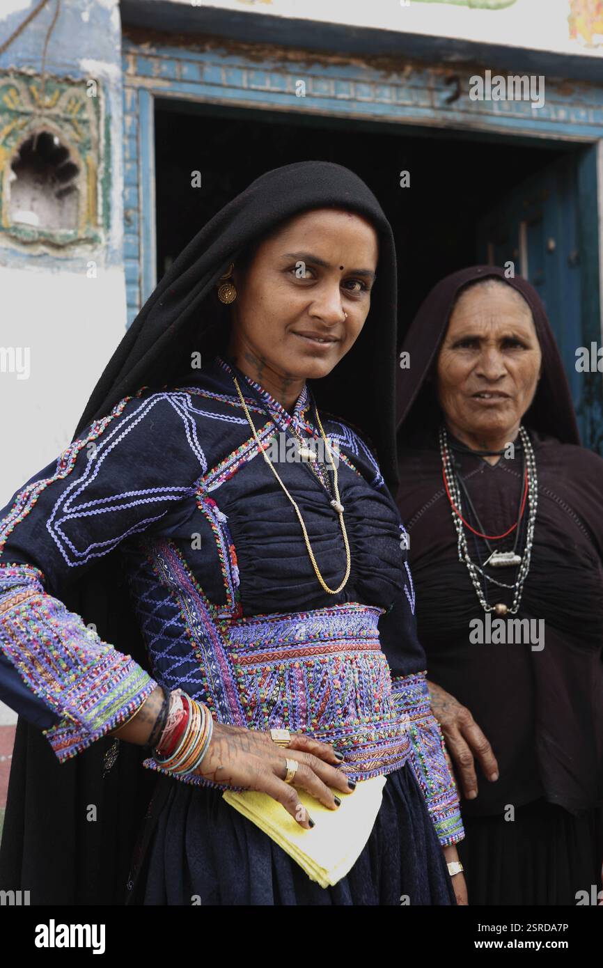Kutchi rabadi woman, kutch, gujarat, india, asia Stock Photo - Alamy
