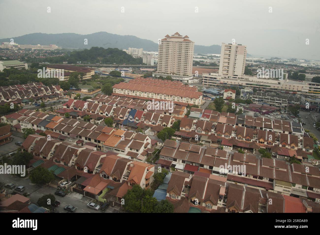 Aerial view of residential complex, penang, malaysia, asia Stock Photo ...