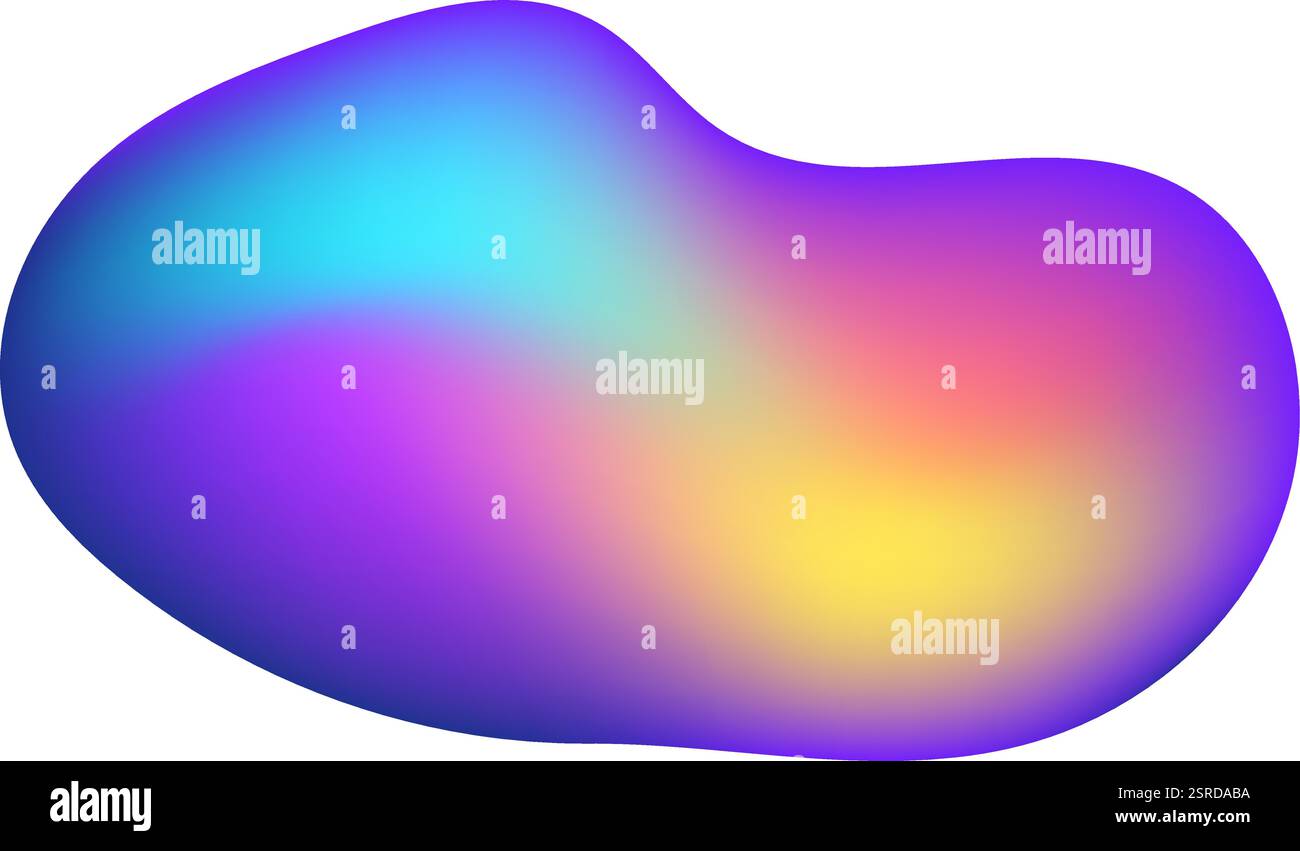 Smooth color transitions blend seamlessly in this abstract design ...