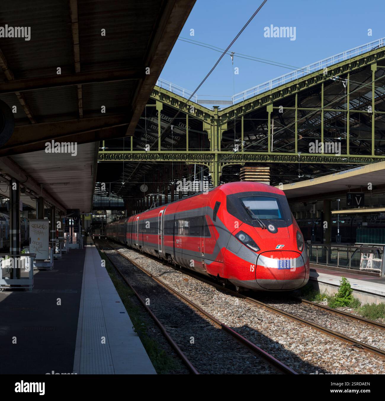 Trenitalia Frecciarossa 1000 train at Paris Lyon railway station, Paris ...