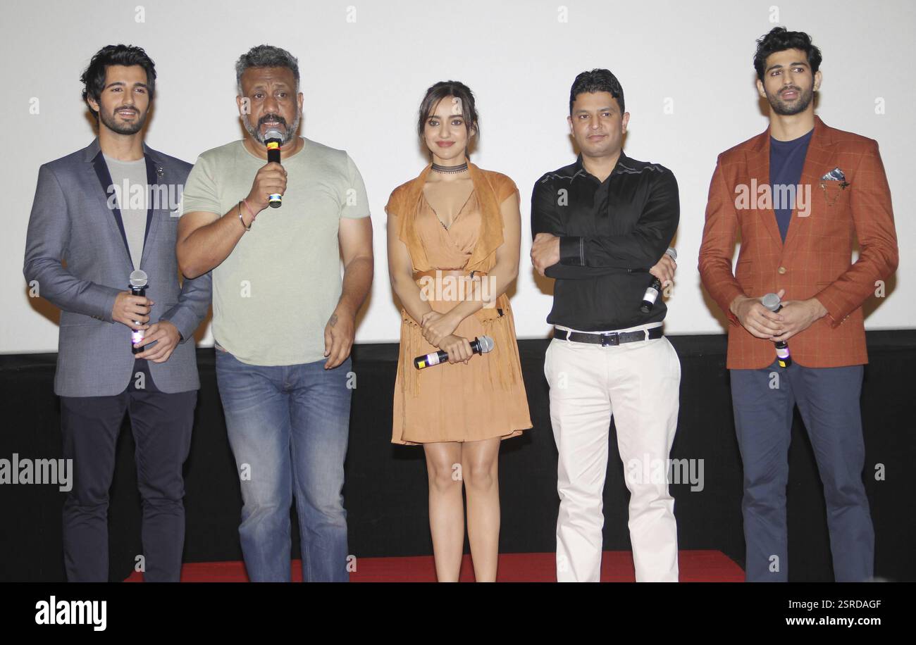 Bollywood actor Aditya Seal Anubhav Sinha Neha Sharma Bhushan Kumar ...