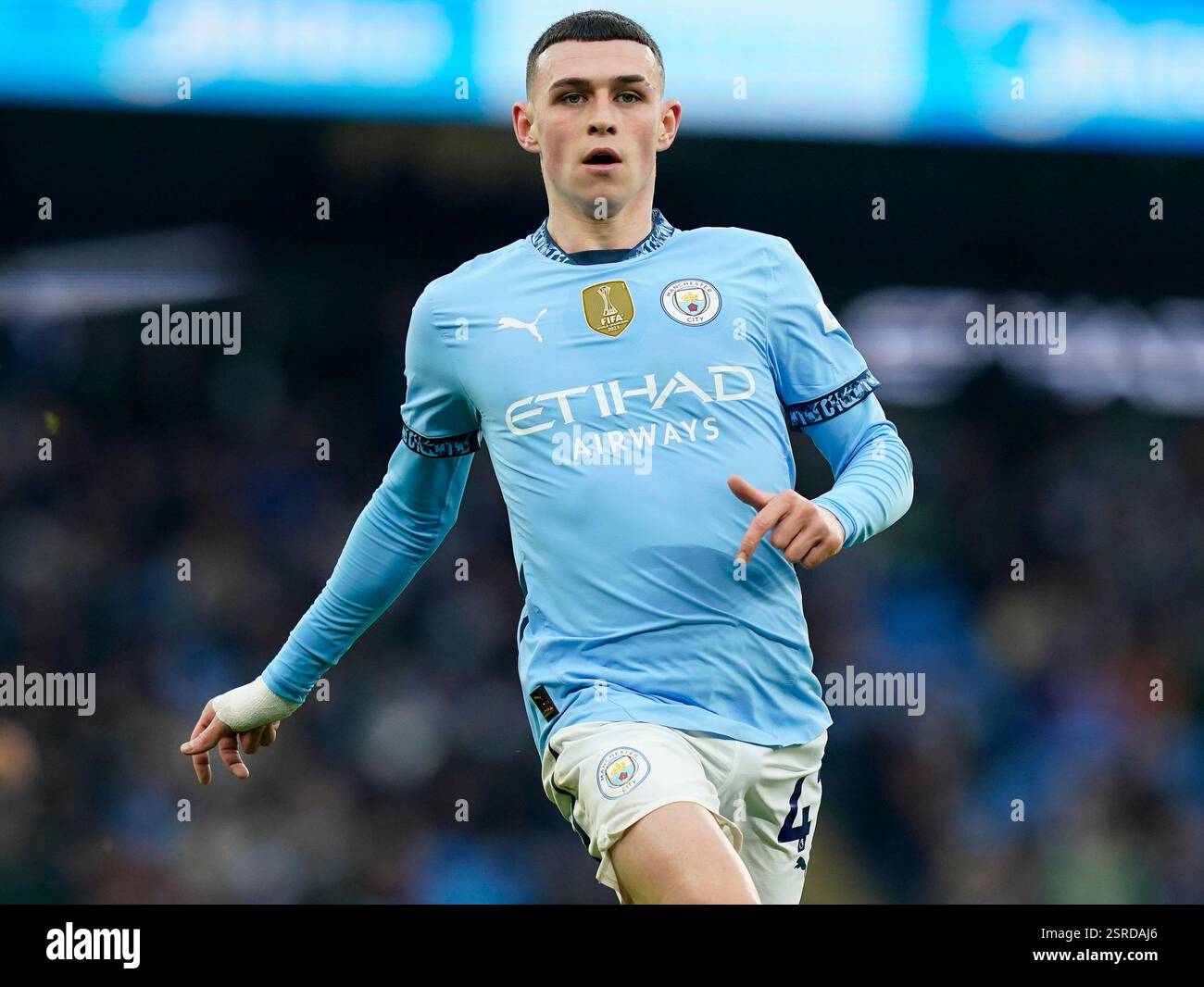 Manchester, UK. 15th Feb, 2025. Phil Foden of Manchester City during ...