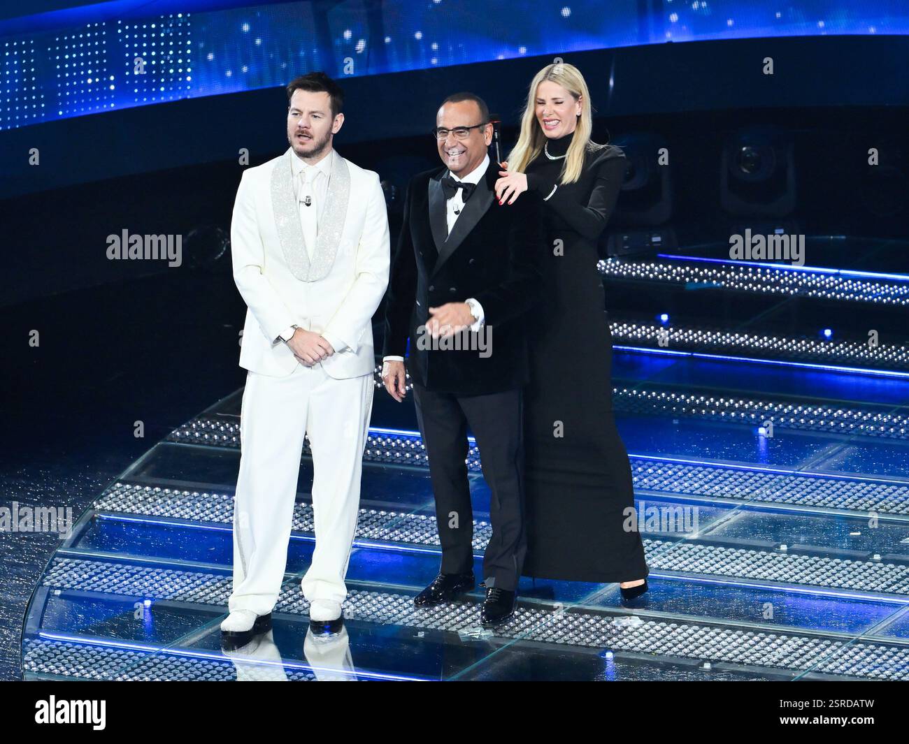 Sanremo, 75th Italian Song Festival 2025 - Fifth Evening. Final. In the ...