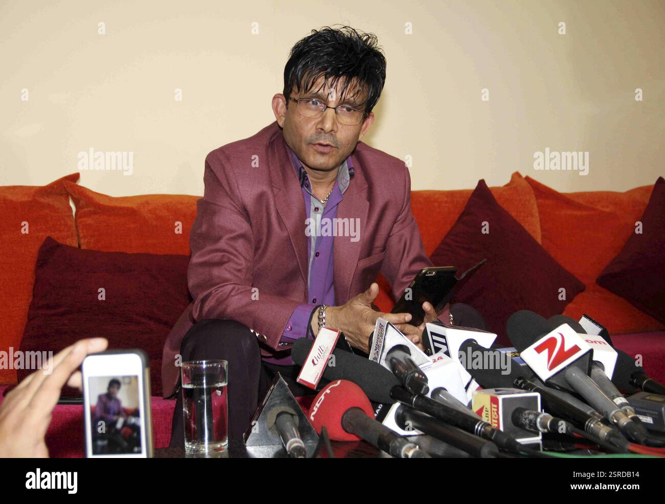 Bollywood actor filmmaker Kamaal Rashid Khan press conference ...