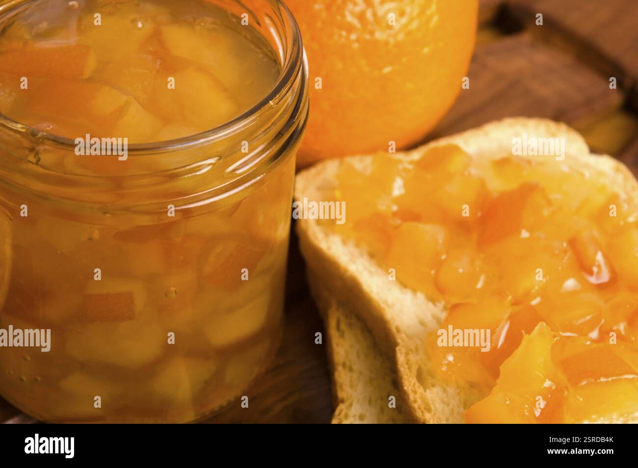 Homemade orange Jam, lodz, poland Stock Photo - Alamy