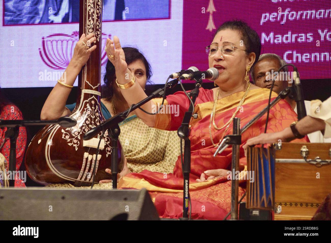 Classical singer Parveen Sultana perform during music concert celebrate ...