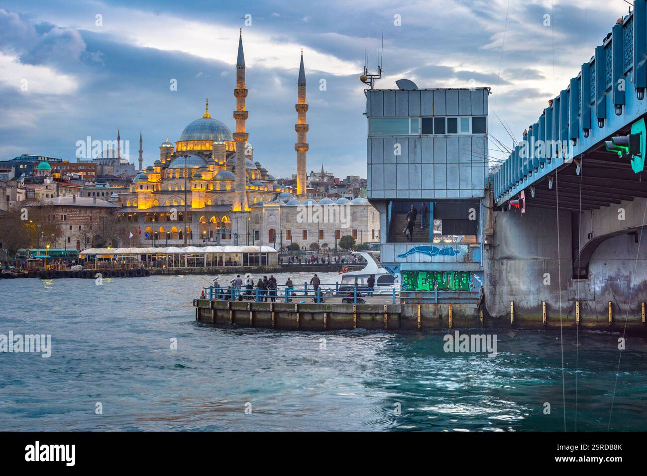 Yeni Cami or New Mosque or Valide Sultan Camii Mosque, an Ottoman ...