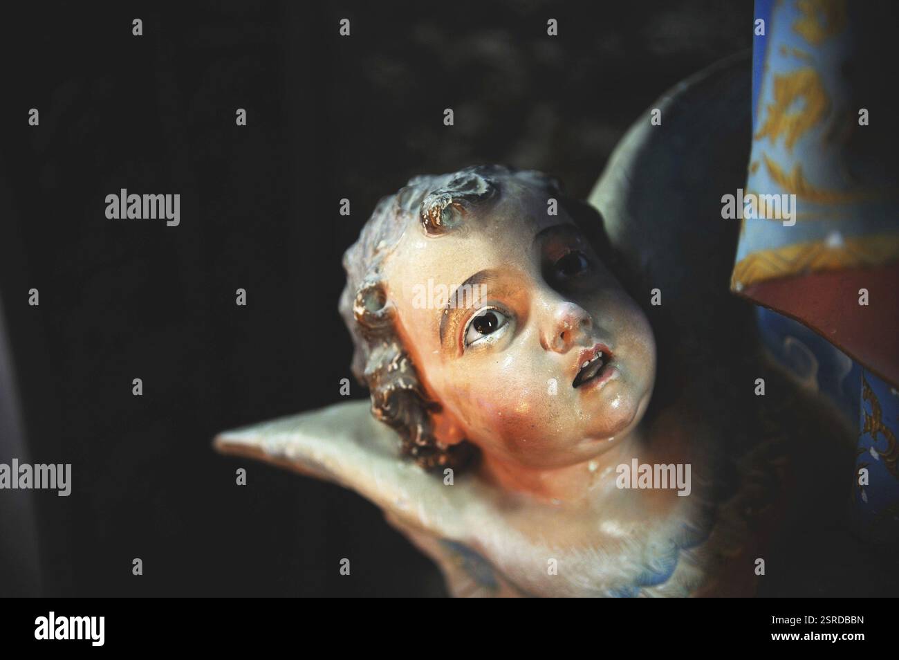 Angle sculpture at saint thomas church, Diu UT, India, Asia Stock Photo ...