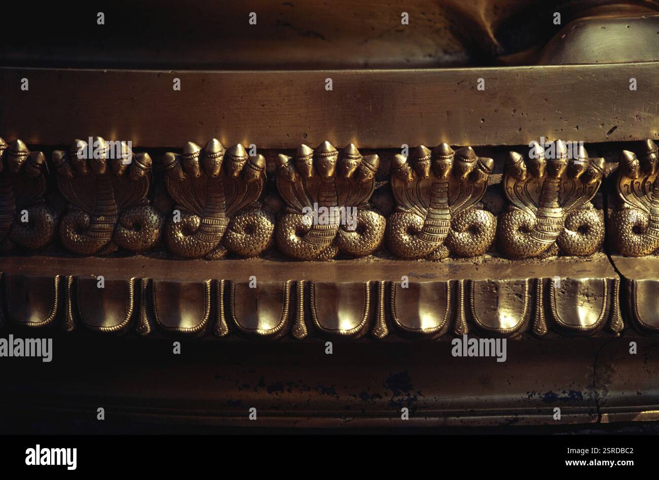 Detail of temple samai snake design, Goa, India, Asia Stock Photo - Alamy