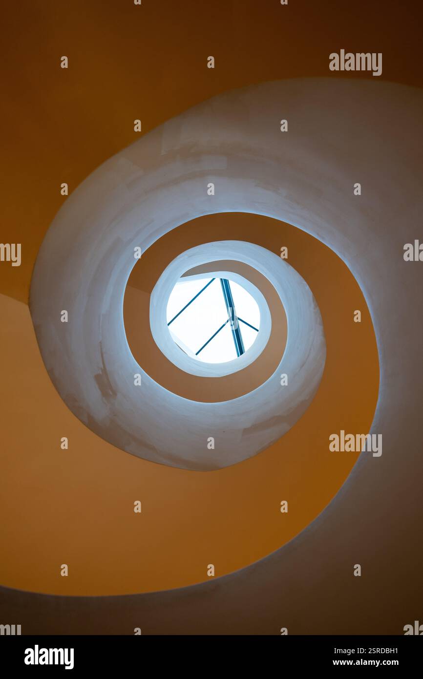 Spiral staircase handrail elegance Interior Classic style building ...