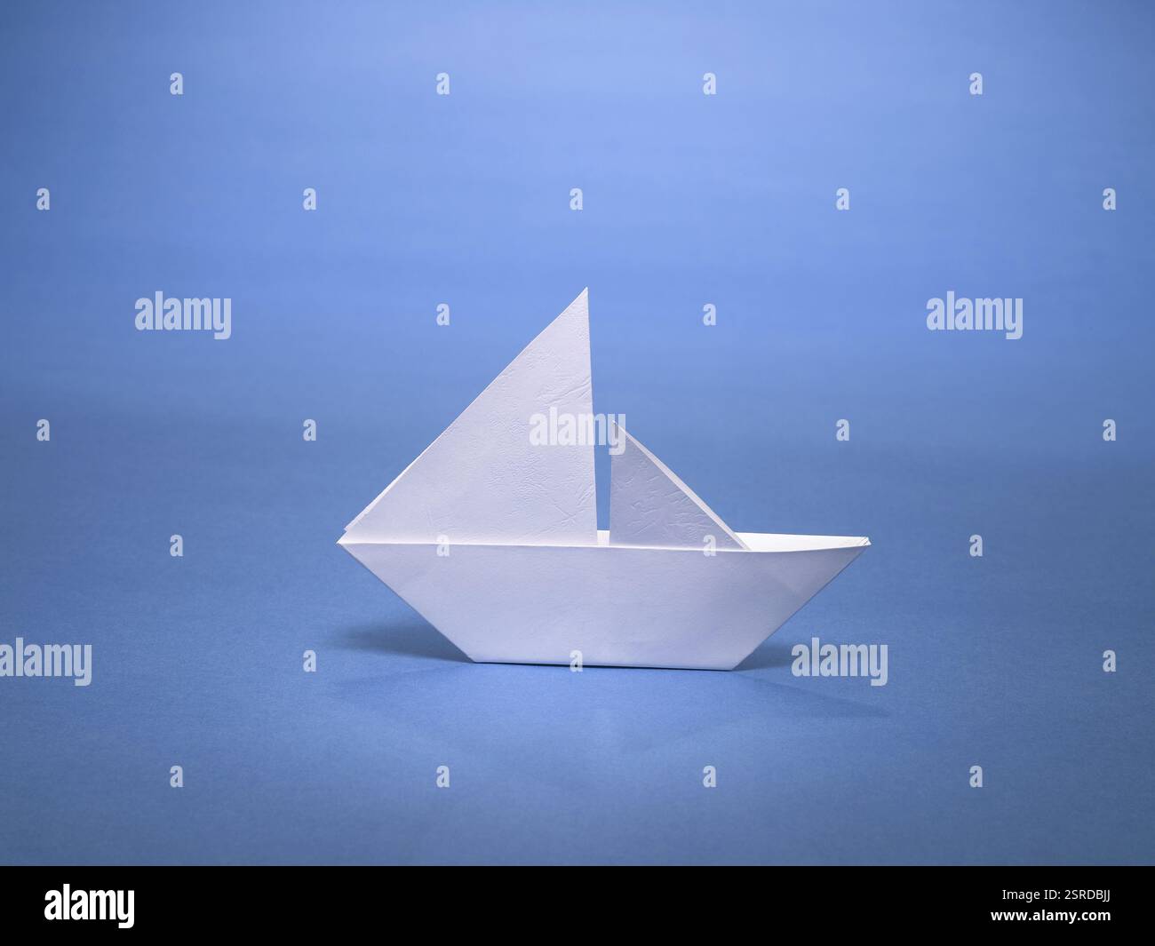 Origami sailboat India Asia Stock Photo - Alamy