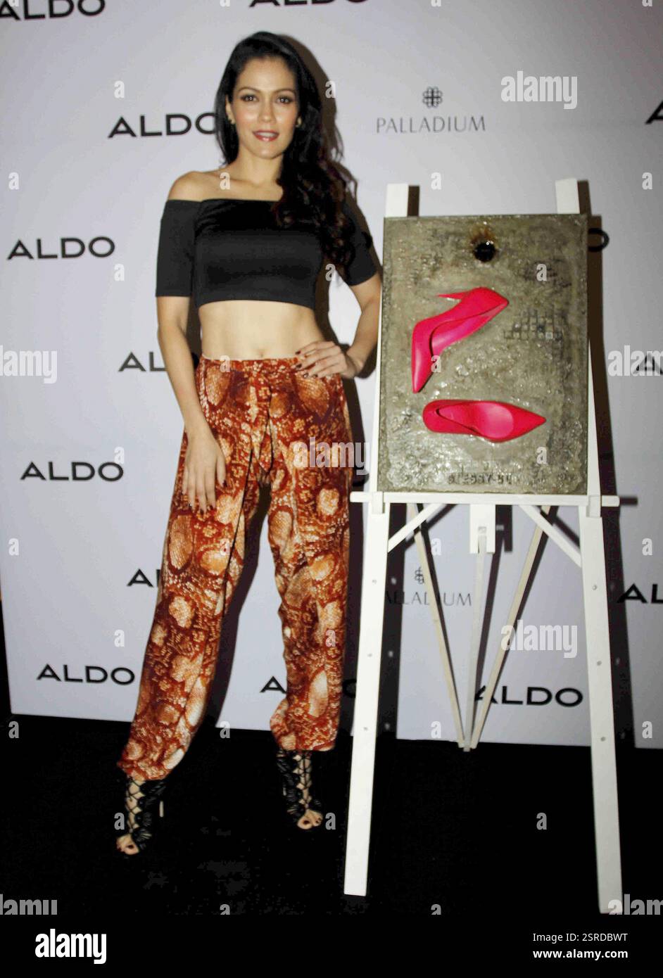 Bollywood actor Waluscha de Sousa during the launch of Aldo's ...